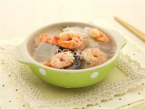 虾仁冬瓜粉丝汤 孕中期食谱 亲子图库 太平洋亲子网