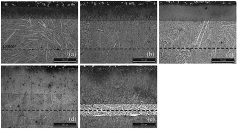 Microstructure Of 435 Mass C Strip Decarburized At 1 248 K For A 5
