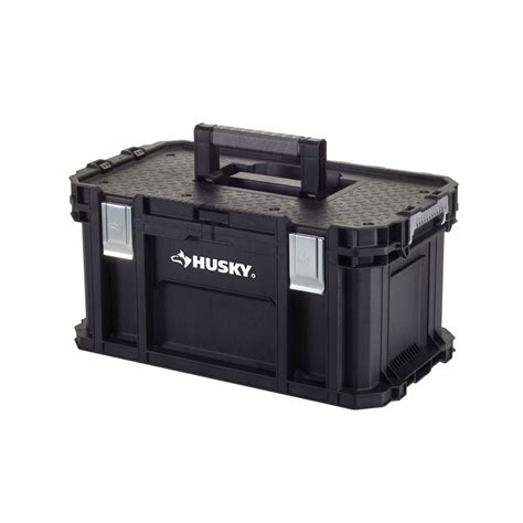 HUSKY Connect Stackable Tool Box Removable Tray Tools Storage Organizer