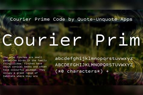 Courier Prime Code Fonts Shmonts