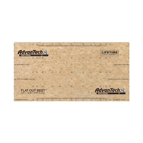 Advantech 1 1 8 In X 4 Ft X 8 Ft Osb Oriented Strand 50 Off