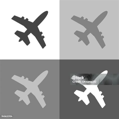 Icône De Lavion Ou Dans Lavion Illustration Vectorielle Plane Vector
