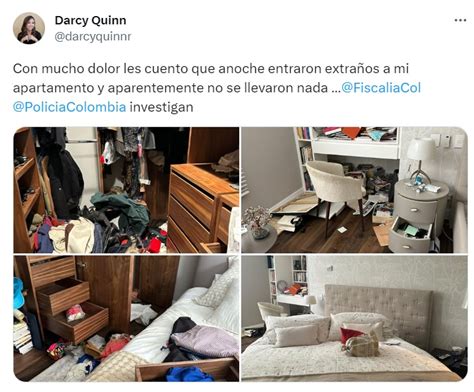 Darcy Quinn Denunció Que Desconocidos Entraron A Su Apartamento “no Se