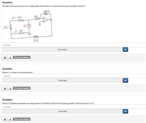 solved consider the following circuit run to steady state
