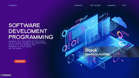Ilustración De Programación De Banners Web Y Más Vectores Libres De