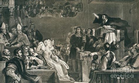John Knox Preaching Before The Lords By Print Collector