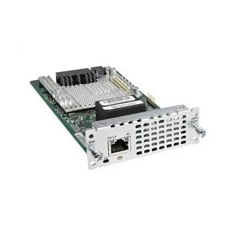 Cisco Fourth Generation Multiflex Trunk Voice And Wan Network Interface Module Nim 1mft T1e1 At