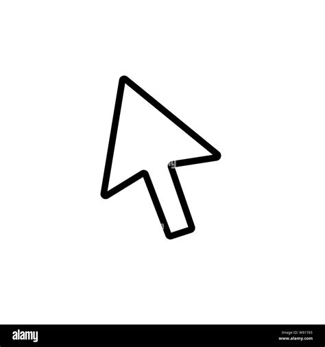 Mouse Cursor Symbol Arrow Click Pointer Illustration Isolated