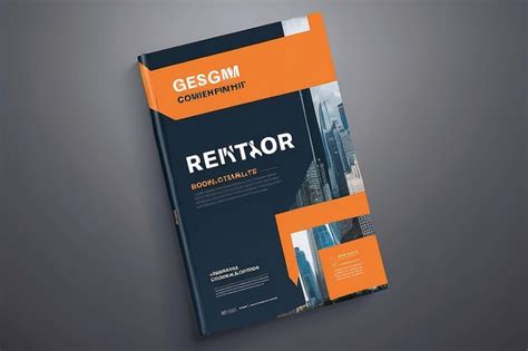 Premium Photo Corporate Book Cover Design Template In A4 Can Be Adapt