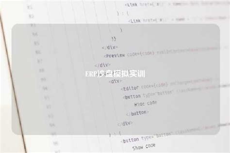 Erp沙盘模拟实训 鲸选erp