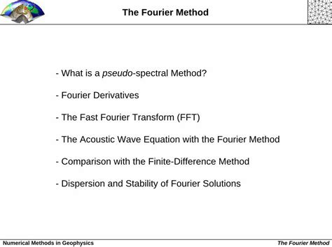 PDF What Is A Pseudo Spectral Method Fourier Derivatives DOKUMEN TIPS