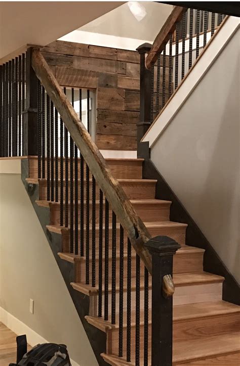 Remarkable Rustic Indoor Railing Ideas Stair Designs