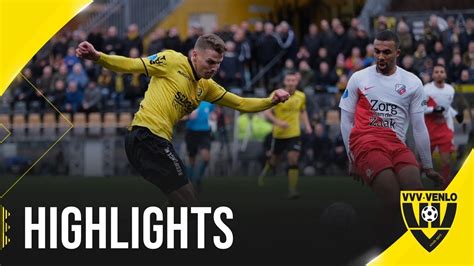 Samenvatting Vvv Venlo Fc Utrecht Youtube