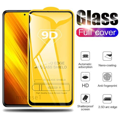 ฟิล์มกระจก สำหรับ แบบเต็มจอ 9d รุ่นใหม่ Xiaomi Poco C75 C61 C65 C55 C40