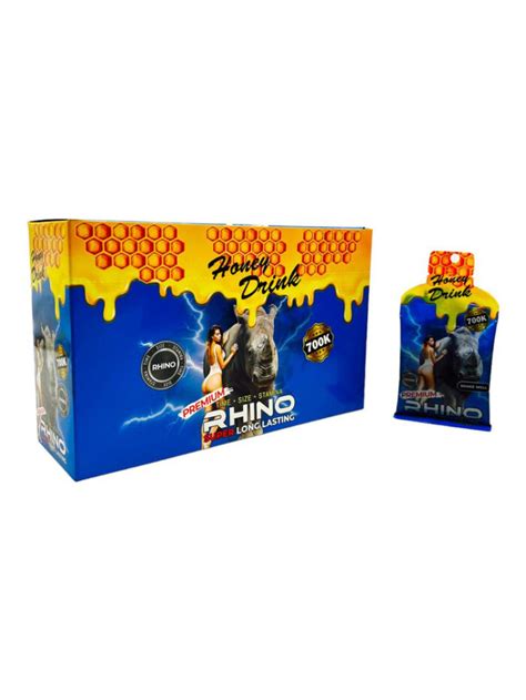 Rhino Premium 700k Sexual Enhancement Honey Drink Mix Color Exclusive