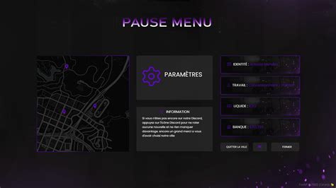 Script Pause Menu ESX QBCORE OPEN SOURCE VAG Premium FiveM
