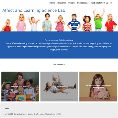 Affect And Learning Science Lab Academic Web Pages