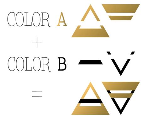 Color Block Triangle Wall Decals 2 Color Triangle Decals Etsy