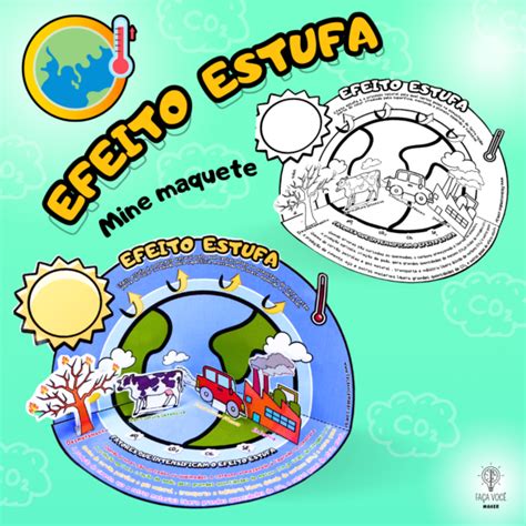 Efeito Estufa 3d Mine Maquete Faça Você Maker