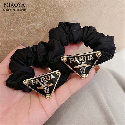 Beband ยางรัดผม ลายตัวอักษร สีดํา แบรนด์เนม คุณภาพสูง แฟชั่นยอดนิยม