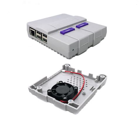 Raspberry Pi 3 Snes Case With Cooling Fan The Pi Hut