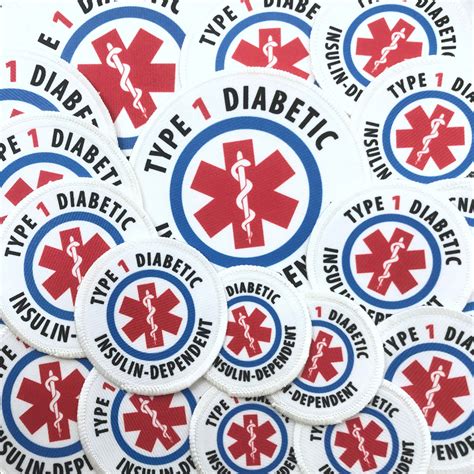 Type 1 Diabetic Patch Insulin Dependent Medical Alert Etsy