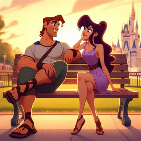 Hercules And Meg Goth Disney Disney Renaissance Cartoon Illustration