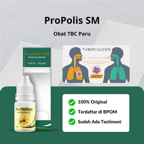 Jual Propolis SM Obat TBC Paru Infeksi Paru Paru Radang Paru Paru