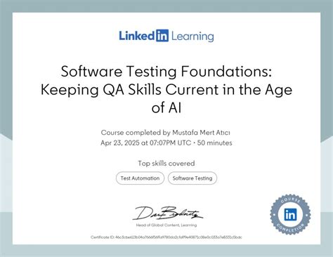 Qualityassurance Softwaretesting Continuouslearning Aiintesting
