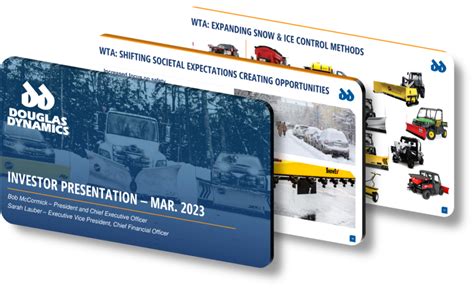 Douglas Dynamics Presentation Design Strategies For Key Innovations