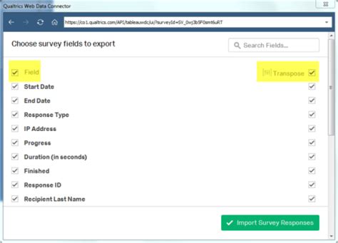 Visualizing Survey Data With Qualtrics Web Data Connector Data