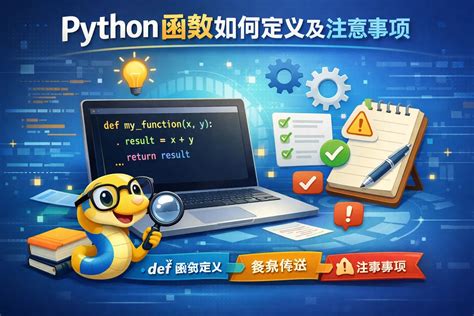 Python函数如何定义及注意事项
