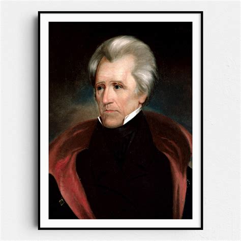 Andrew Jackson Portrait Wall Art Print Prints Limited