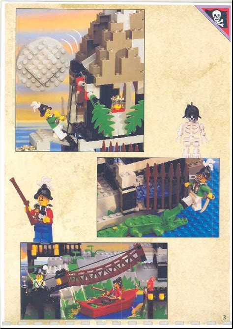 Lego Instructions For Set 6281 Pirates Perilous Pitfall Pirates {none}