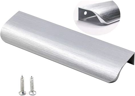 Goldenwarm 25 Pack Brushed Nickel Cabinet Pulls 5 Inch Finger Pulls For