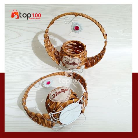 Top100 Vas Bunga Ring Besi Anyam Bentuk Bulat Vas Meja Vas Gantung Tanaman Bunga Dekorasi