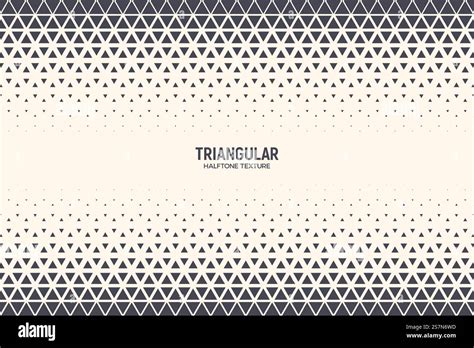 Triangle Shapes Halftone Texture Abstract Geometric Background
