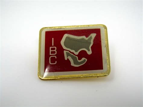 Vintage Collectible Pin Ibc Bank Logo Design International Bank Of