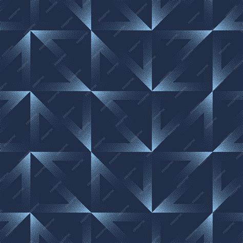 Premium Vector Triangular Grid Seamless Pattern Trend Vector Blue