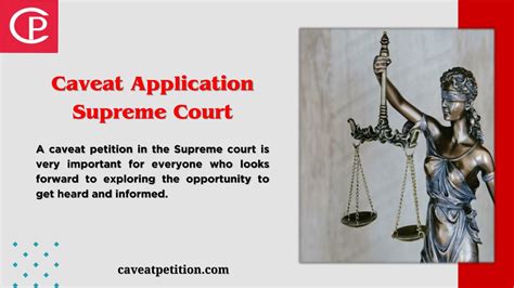 Ppt Caveat Application Supreme Court Powerpoint Presentation Free