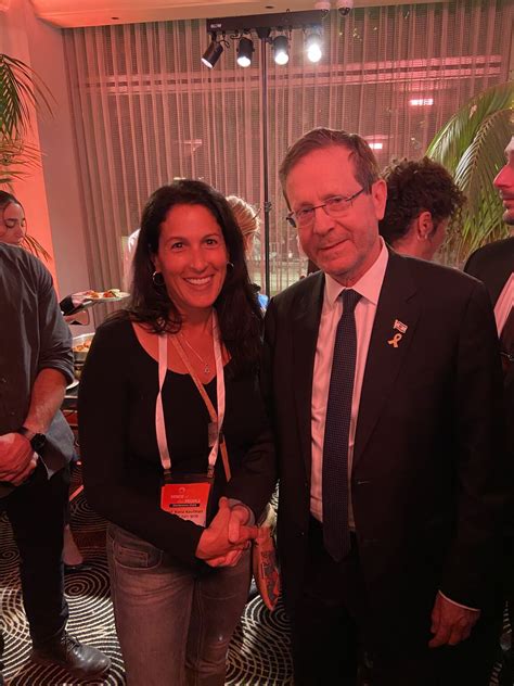 Im In Haifa For The Voice Of The People Conference Last Night I Met… Rona Kaufman