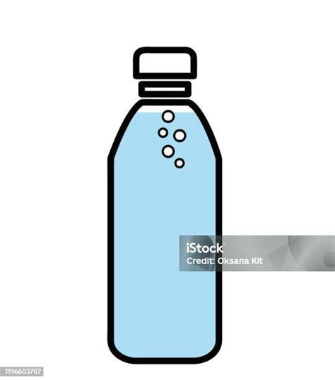 물병 흰색 배경에 격리 된 물병 설정 건강 한 아쿠아 병 벡터 그림입니다 플랫 디자인 0명에 대한 스톡 벡터 아트 및 기타