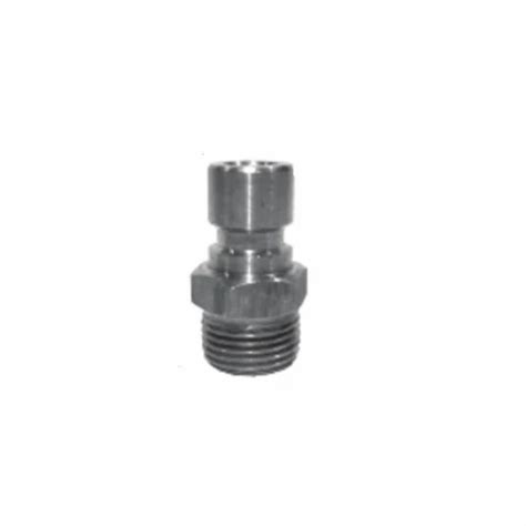 Stainless Steel PMA MALE PLUG QRC For Pneumatic OFF