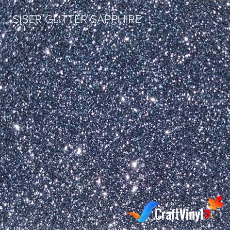 Siser Glitter Sapphire 12 X 20 Craft Vinyl