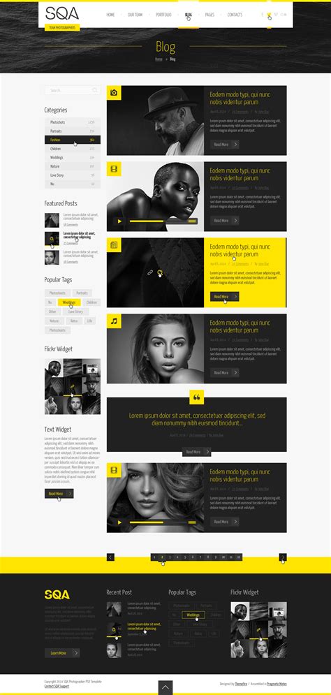 Sqa — Psd Template By Themefire Themeforest