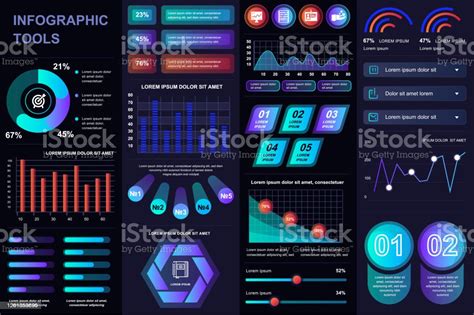 捆綁資訊圖 Uiuxkit 元素不同的圖表圖表工作流流程圖時間線方案行銷圖示圖形和條形設計範本向量圖形及更多信息圖形圖片 Istock