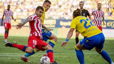 Resumen highlights y goles del Cádiz 3 2 Atlético de Madrid de la