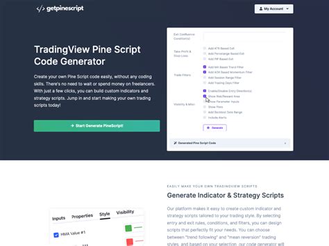 Quickly Generate Pine Script Code For Trading Strategies Using