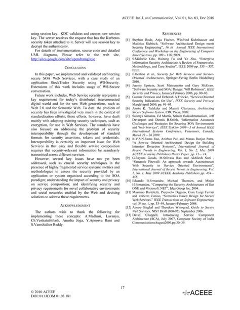 Architecting Secure Service Oriented Web Services Pdf