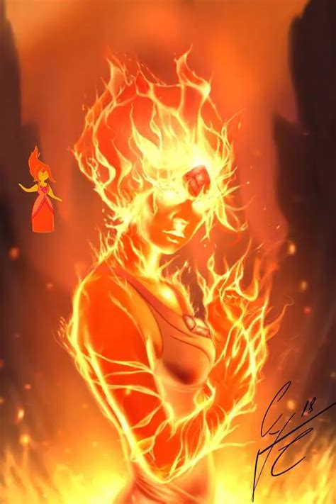 Flame Princess By Diego Grillo Scrolller